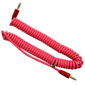 Coiled Test Lead with Two Banana Plugs • Advance Electrical